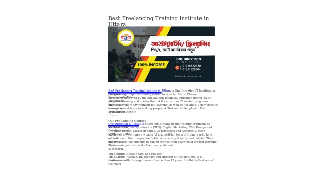 freelance center in uttara at emaze Presentation