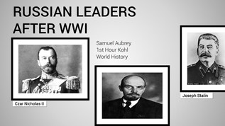 Russian Leaders at emaze Presentation