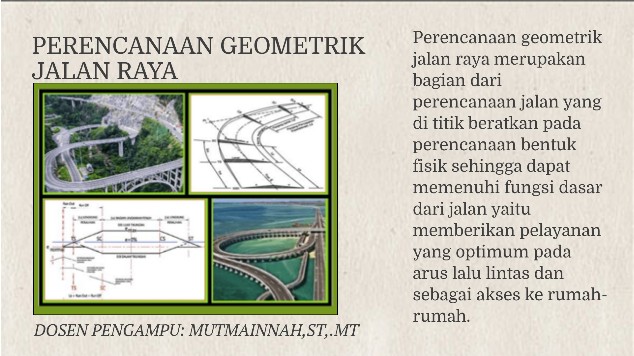 PERENCANAAN GEOMETRIK JALAN RAYA at emaze Presentation