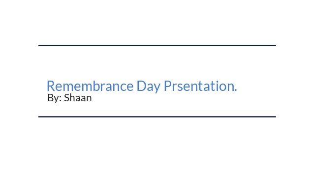 Remembrance Day Prsentation. at emaze Presentation