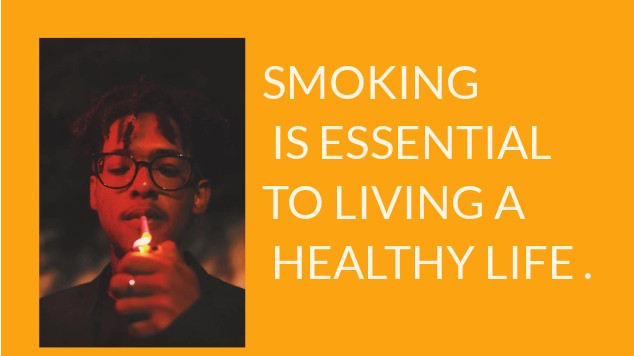 Smoking Is Good for You at emaze Presentation