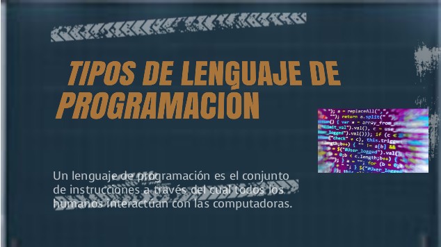 TIPOS DE LENGUAJE DE PROGRAMACIÓN at emaze Presentation