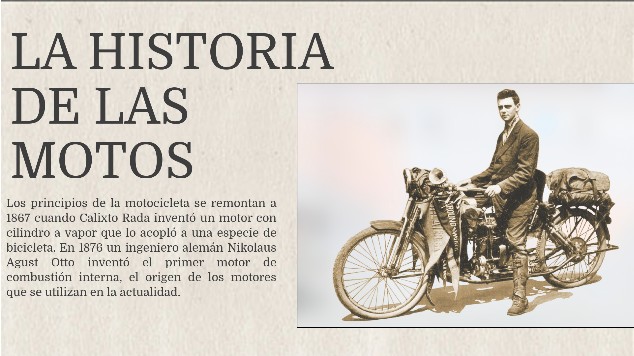 la historia de las motos at emaze Presentation