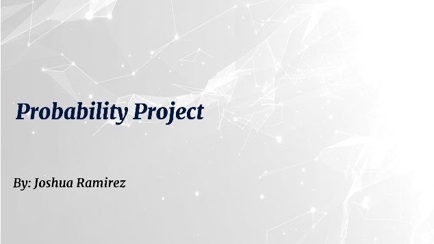 Probability Project at emaze Presentation
