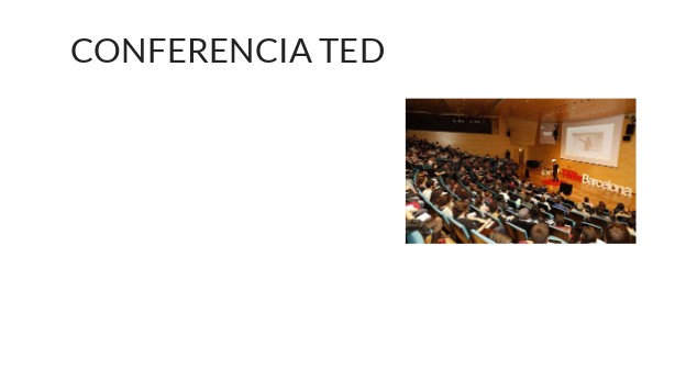 CONFERENCIA TED at emaze Presentation
