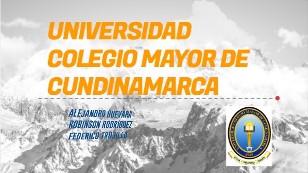 UNIVERSIDAD COLEGIO MAYOR DE CUNDINAMARCA at emaze Presentation