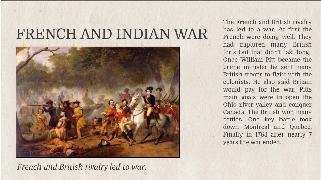 The French and British rivalry have at emaze Presentation