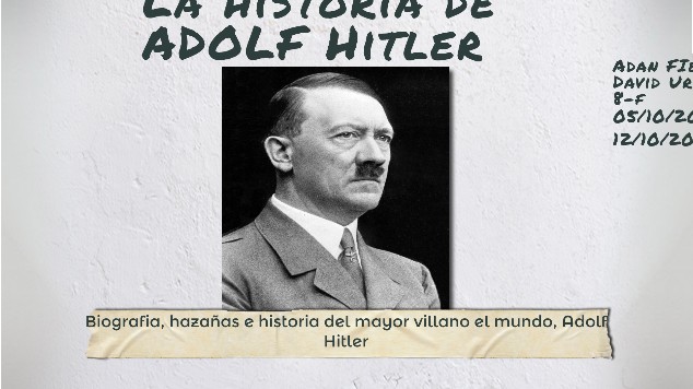 La historia de ADOLF Hitler at emaze Presentation