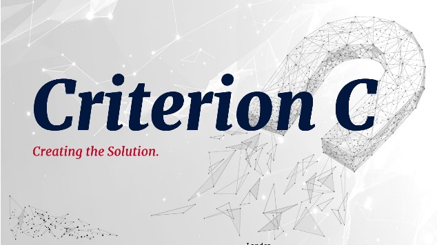 Criterion C at emaze Presentation