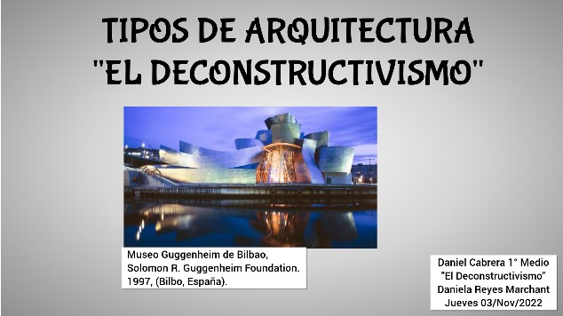 Arquitectura Deconstructivismo at emaze Presentation