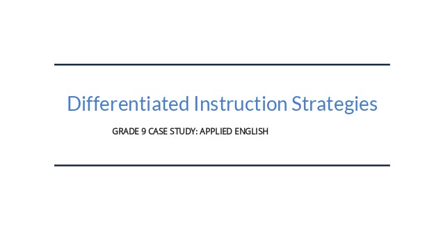 Differentiated Instruction Strategies at emaze Presentation Differentiated Instruction Strategies at emaze Presentation