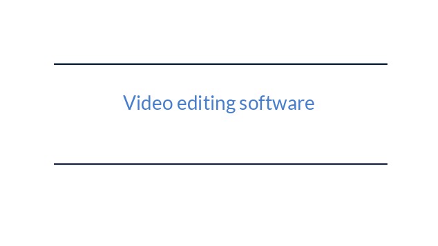 Video editing software at emaze Presentation