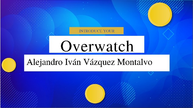 Overwatch at emaze Presentation