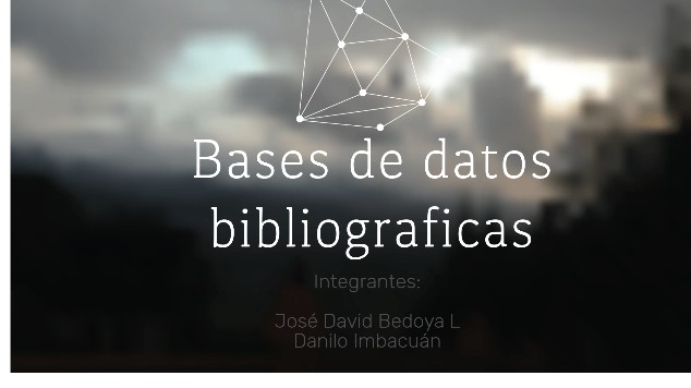 Bases de datos bibliograficas at emaze Presentation
