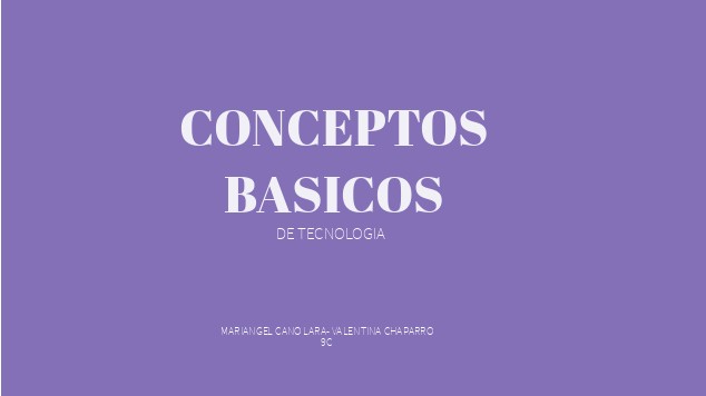 CONCEPTOS BASICOS at emaze Presentation