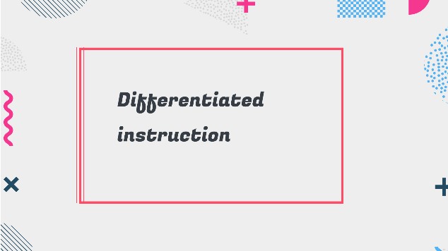 Differentiated Instruction at emaze Presentation