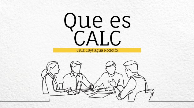 Que es CALC at emaze Presentation