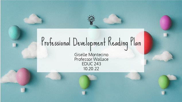 Professional Development Reading Plan at emaze Presentation