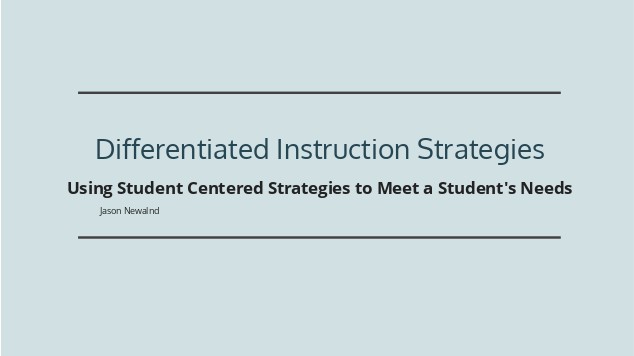 Differentiated Instruction Strategies at emaze Presentation Differentiated Instruction Strategies at emaze Presentation