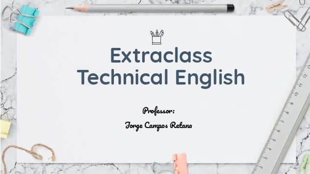 Extraclass Technical English at emaze Presentation