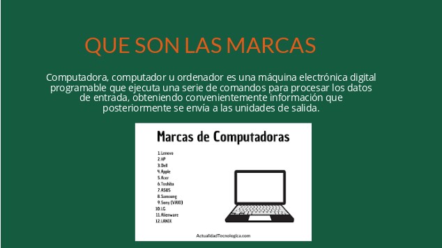 TIPO DE MARCAS DE COMPUTADORES at emaze Presentation