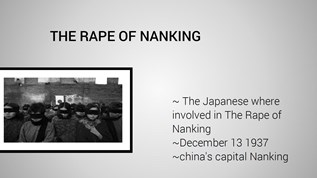 the rape of nanking at emaze Presentation