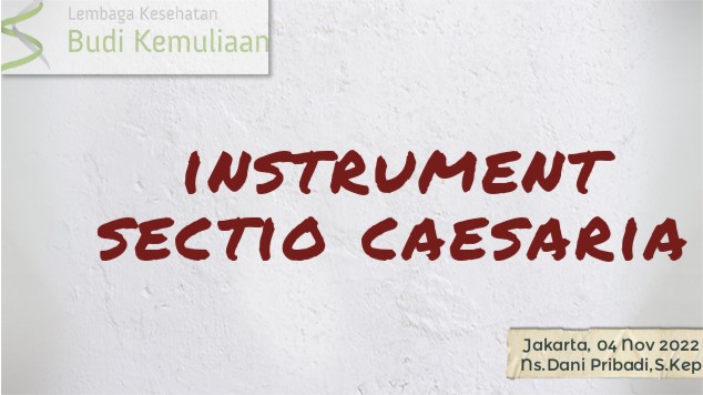 instrument sectio caesaria at emaze Presentation