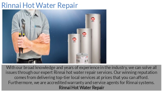 Rinnai Hot Water Repair on emaze