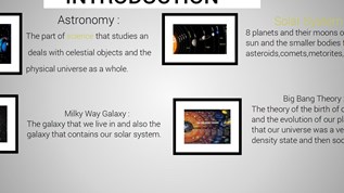 Astronomy at emaze Presentation