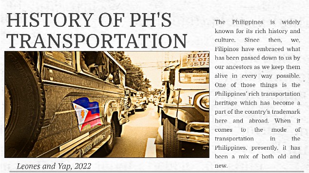 PH TRANSPORTATION at emaze Presentation