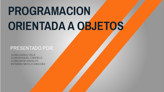 PROGRAMACION ORIENTADA A OBJETOS at emaze Presentation