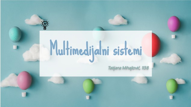 Multimedijalni sistemi at emaze Presentation