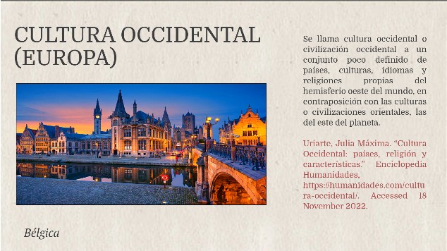 cultura occidental (europa) at emaze Presentation