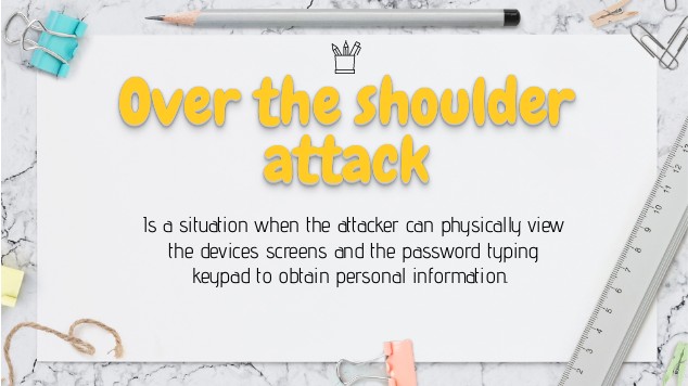 Over the shoulder attack at emaze Presentation