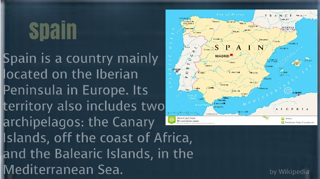 Spain at emaze Presentation