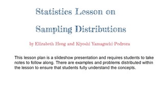 Statistics Lesson on Sampling Distributions at emaze Presentation