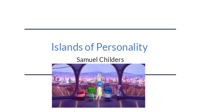 Islands of Personality at emaze Presentation