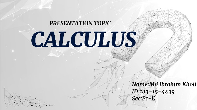 CALCULUS at emaze Presentation