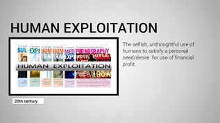 Human Exploitation at emaze Presentation