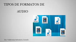 Tipos de formatos de audio at emaze Presentation