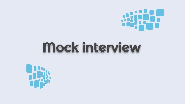 mock interview at emaze Presentation