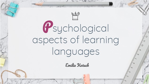 Psychological Aspects of Learning Languages at emaze Presentation