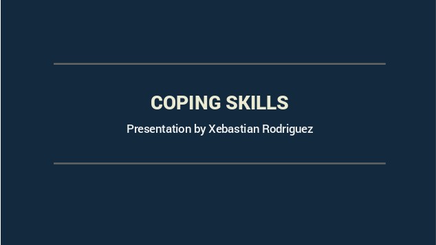 COPING SKILLS at emaze Presentation