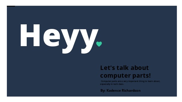 Computer Parts! at emaze Presentation