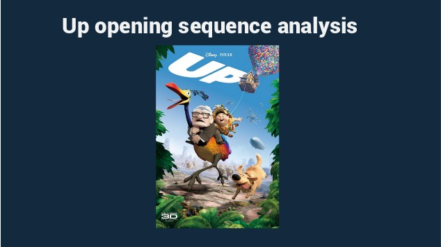 Up opening sequence analysis at emaze Presentation