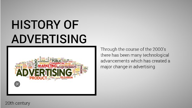 Advertising in 2000's at emaze Presentation