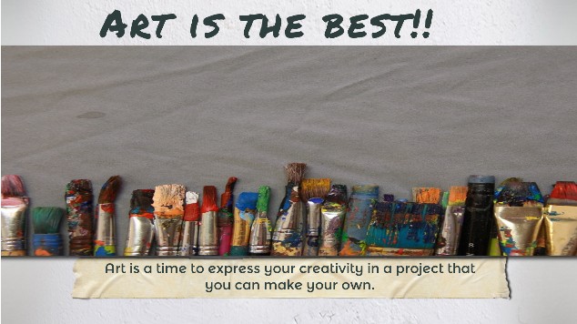Art is A Amazing Subject!!! at emaze Presentation
