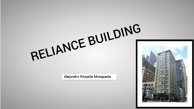 Reliance Building at emaze Presentation