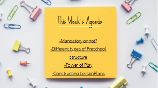 Preschool Stucture and Curriclum Overview at emaze Presentation