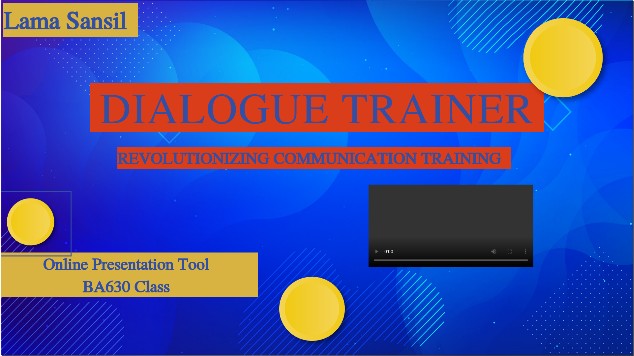Dialogue Trainer at emaze Presentation